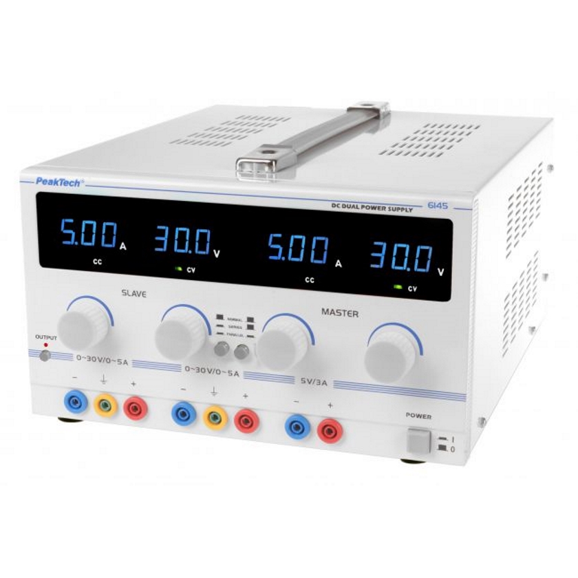 Peaktech P6140 & P6145 & P6150 - Regulated Laboratory Power Supplies ...