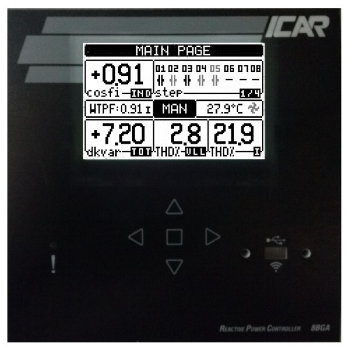 ICAR RPC8BGA - Reactive power regulator - Techno Volt