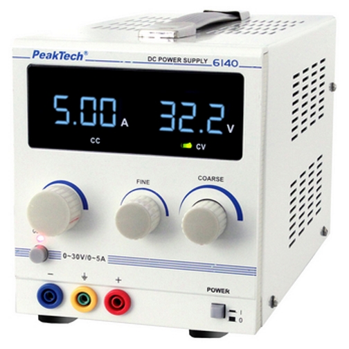 Peaktech P6140 & P6145 & P6150 - Regulated Laboratory Power Supplies ...